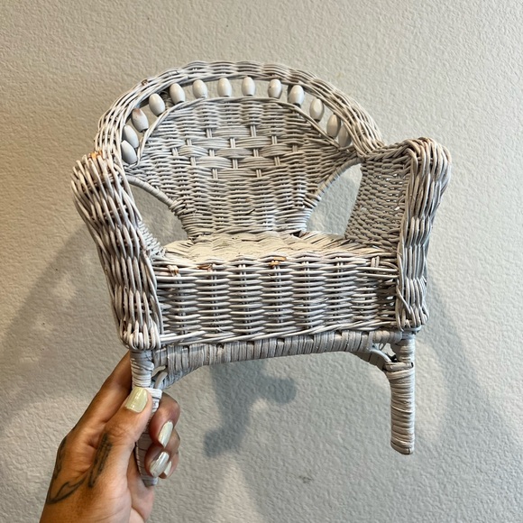 Accents | Miniature Wicker Chair | Poshmark